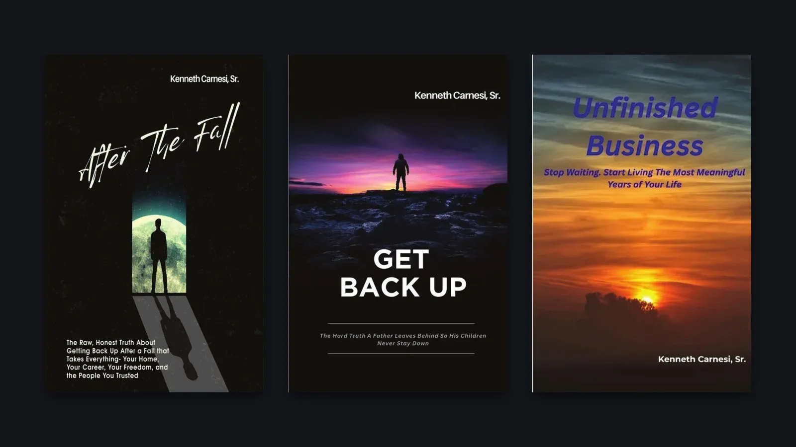 Kenneth Carnesi: Resilience Books From Lived Experience | Rich Man Magazine